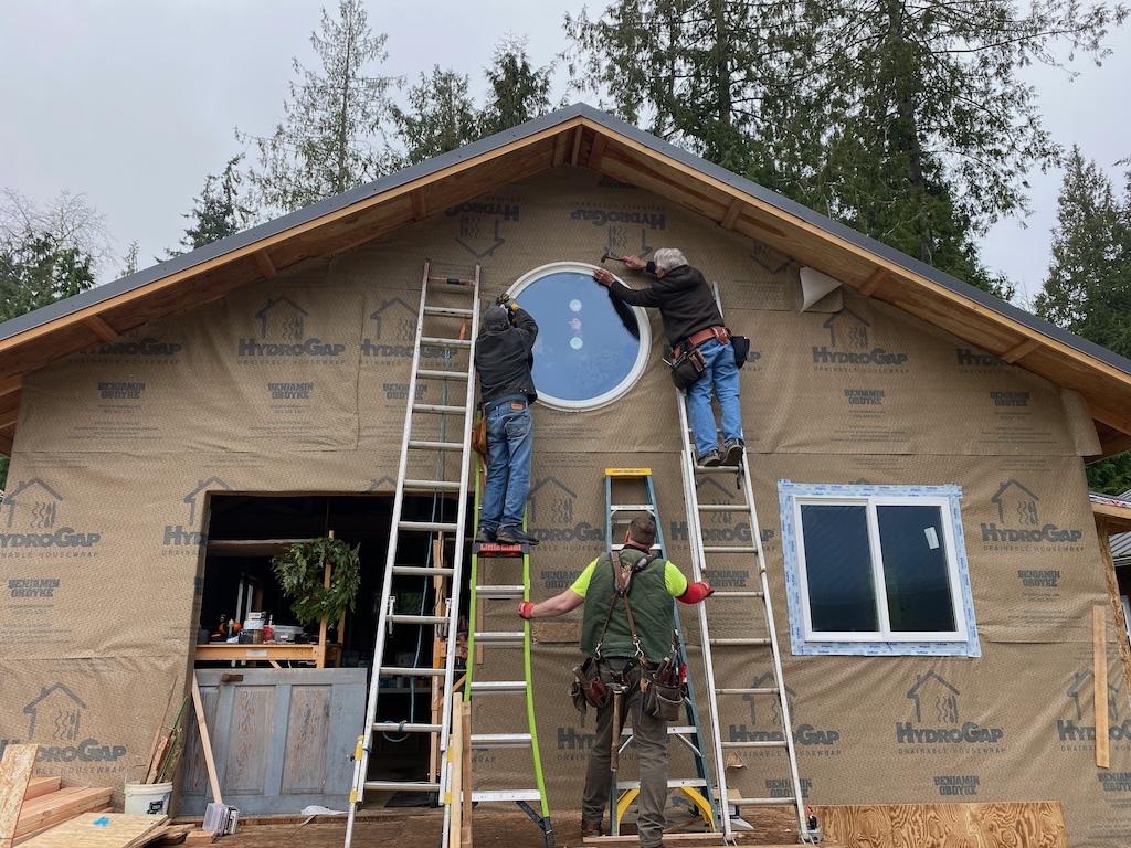 Windows installed! – Whidbey Home-Raising!